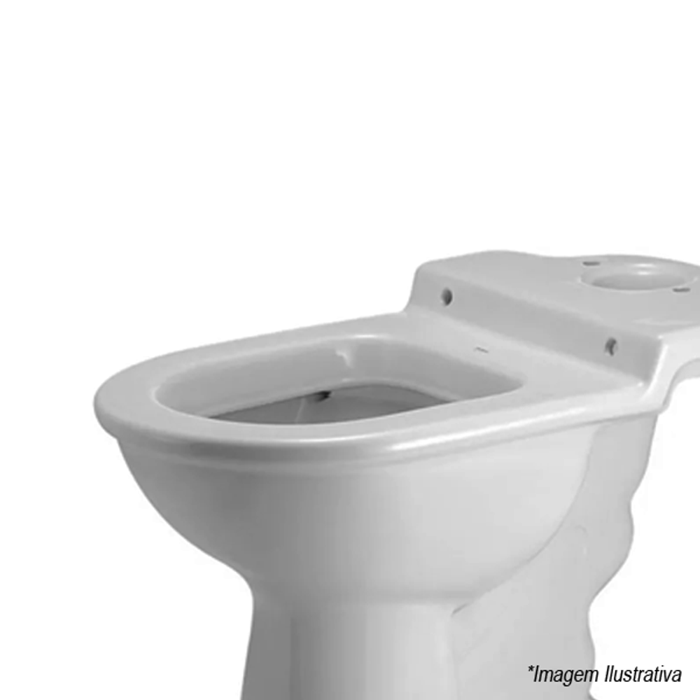 Bacia para Caixa Acoplada Calypso Cinza Platina Plus - Incepa ...