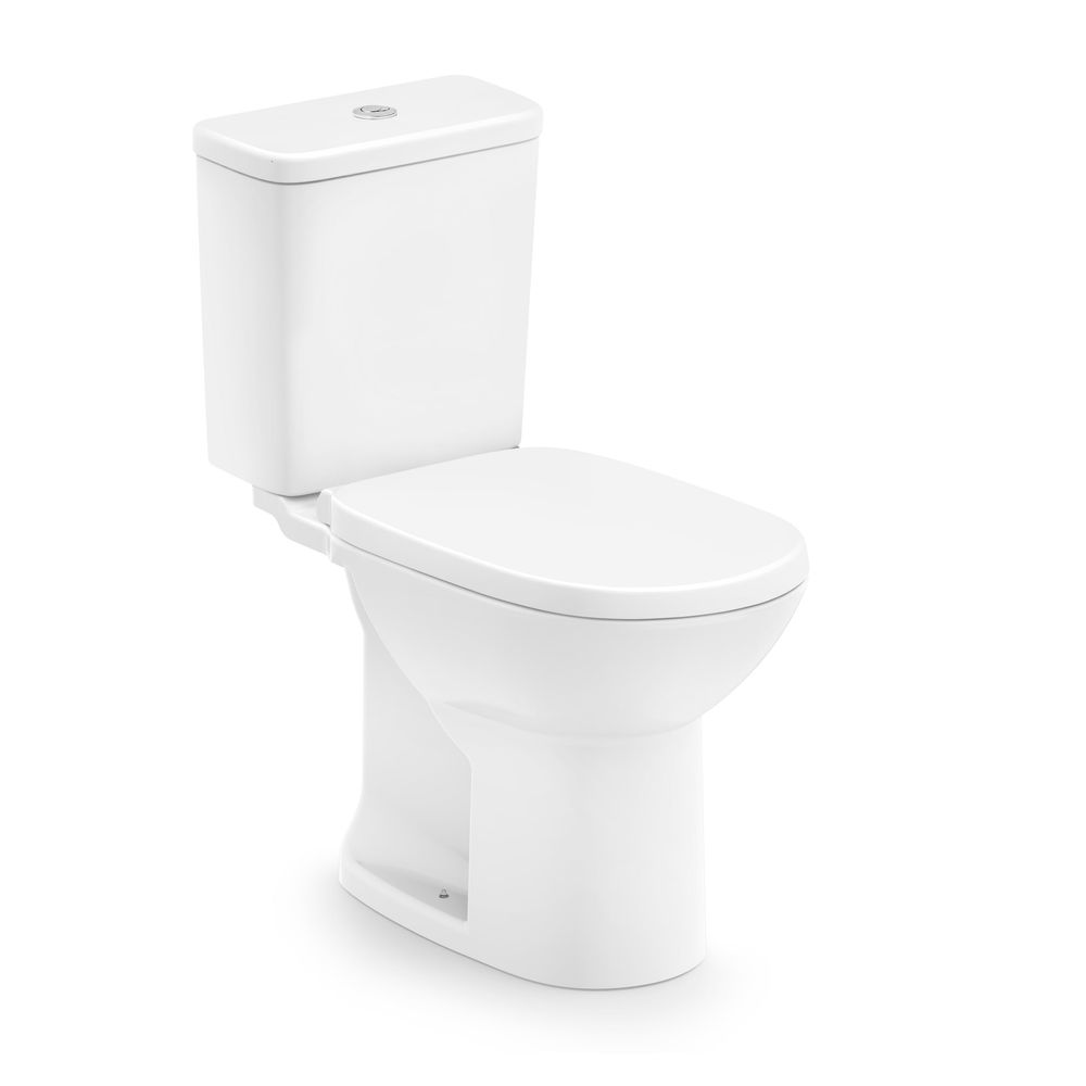 Kit Vaso Sanitário Caixa Acoplada Debba Round C/ Assento e Acessórios ...