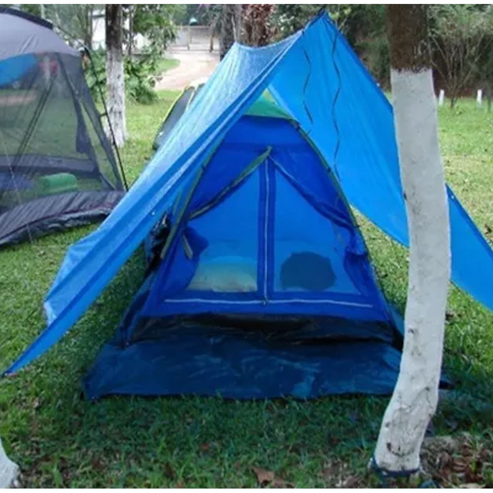 Lona Plástica Média 4x100 Azul - MS Lonas - lojadopedrao