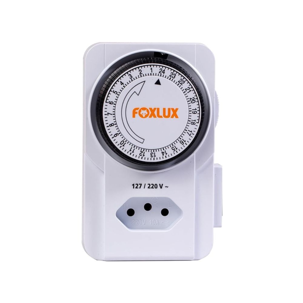 Timer Temporizador Analógico Bivolt 10A com Plug para Tomada - Foxlux ...