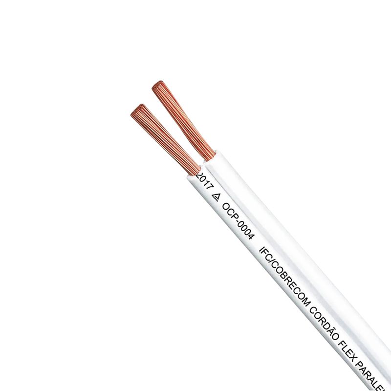 Cabo Paralelo Metro Cobrecom 2x2,5mm² 300V Branco - lojadopedrao